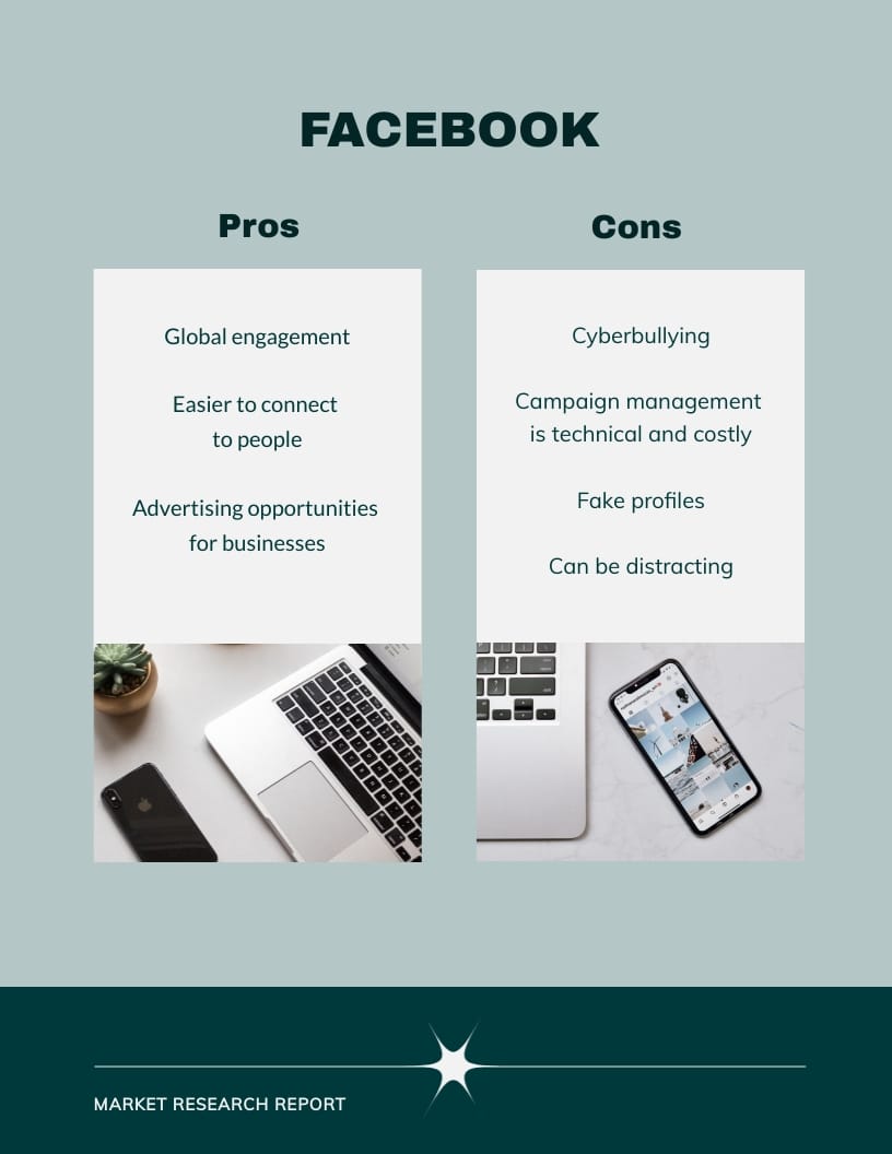 Market Research Marketing Report Template | Visme
