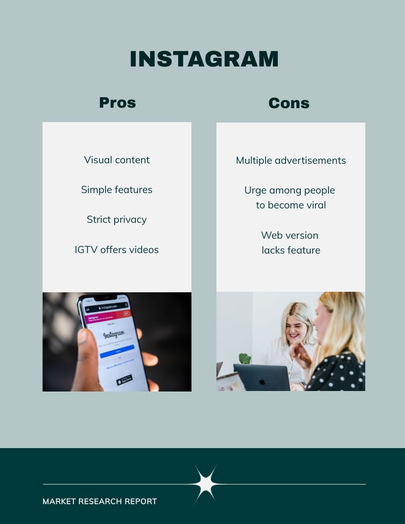 Market Research Marketing Report Template | Visme