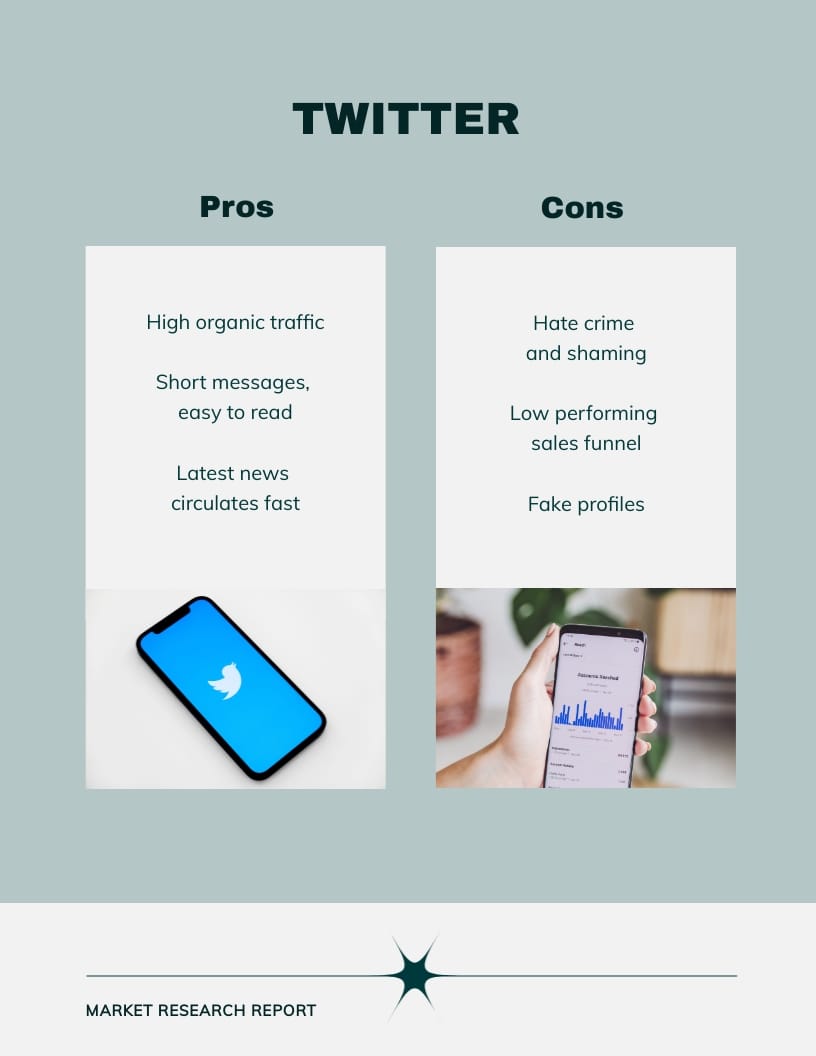 Market Research Marketing Report Template | Visme