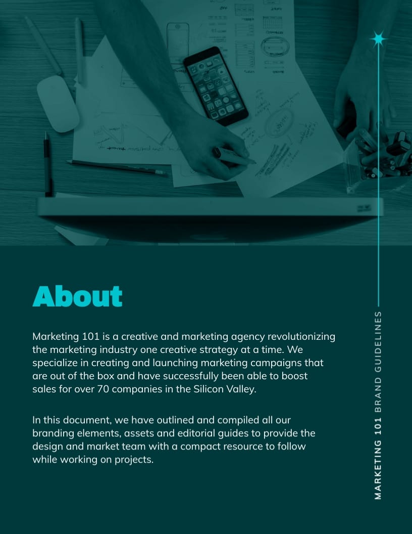 Marketing Agency Brand Guidelines Template | Visme