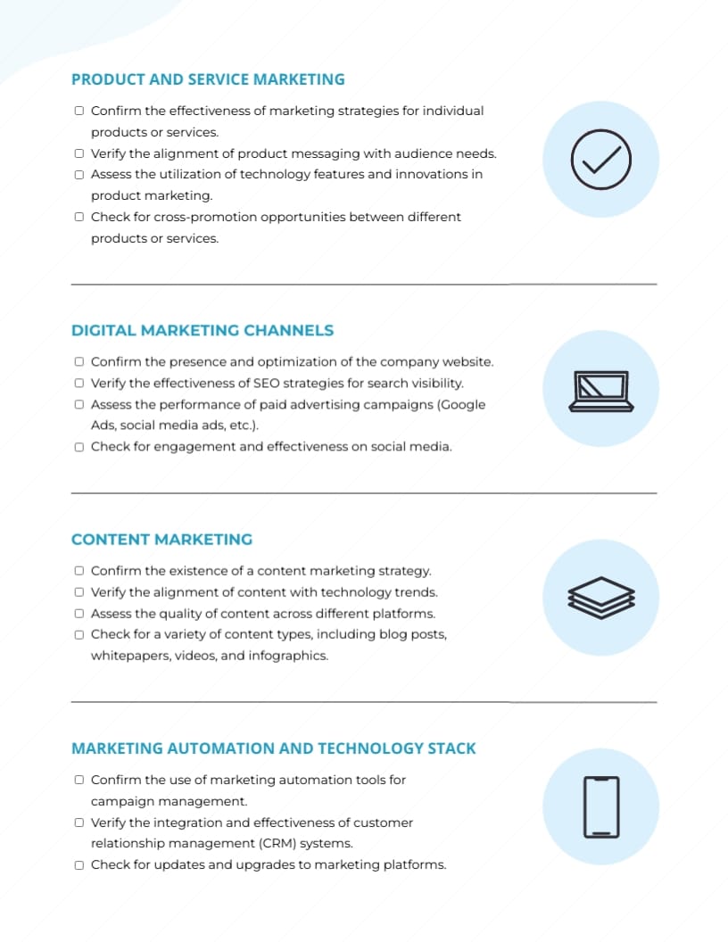 Marketing Audit Checklist Template | Visme