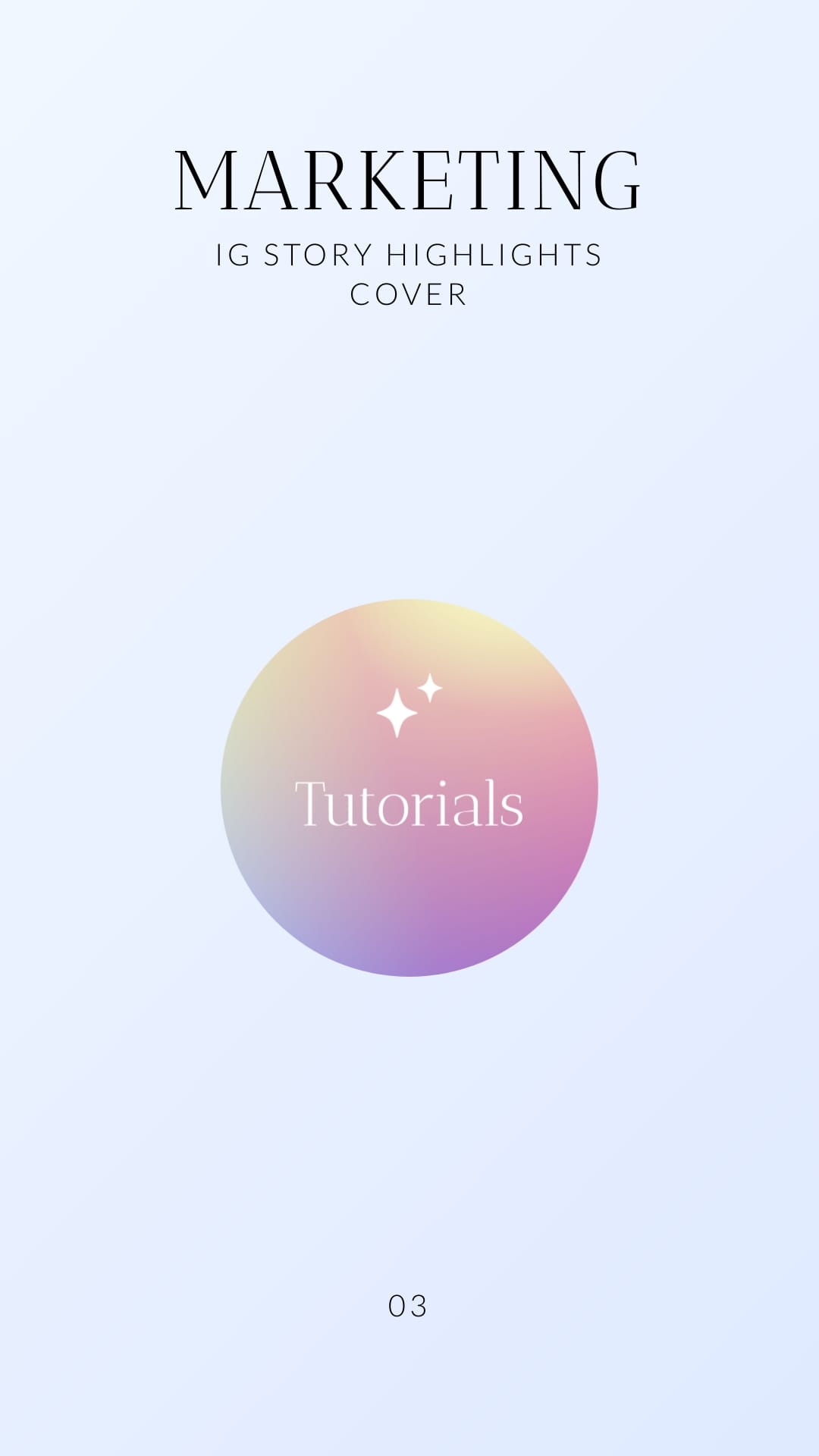 Marketing IG Story Highlights Cover Template | Visme