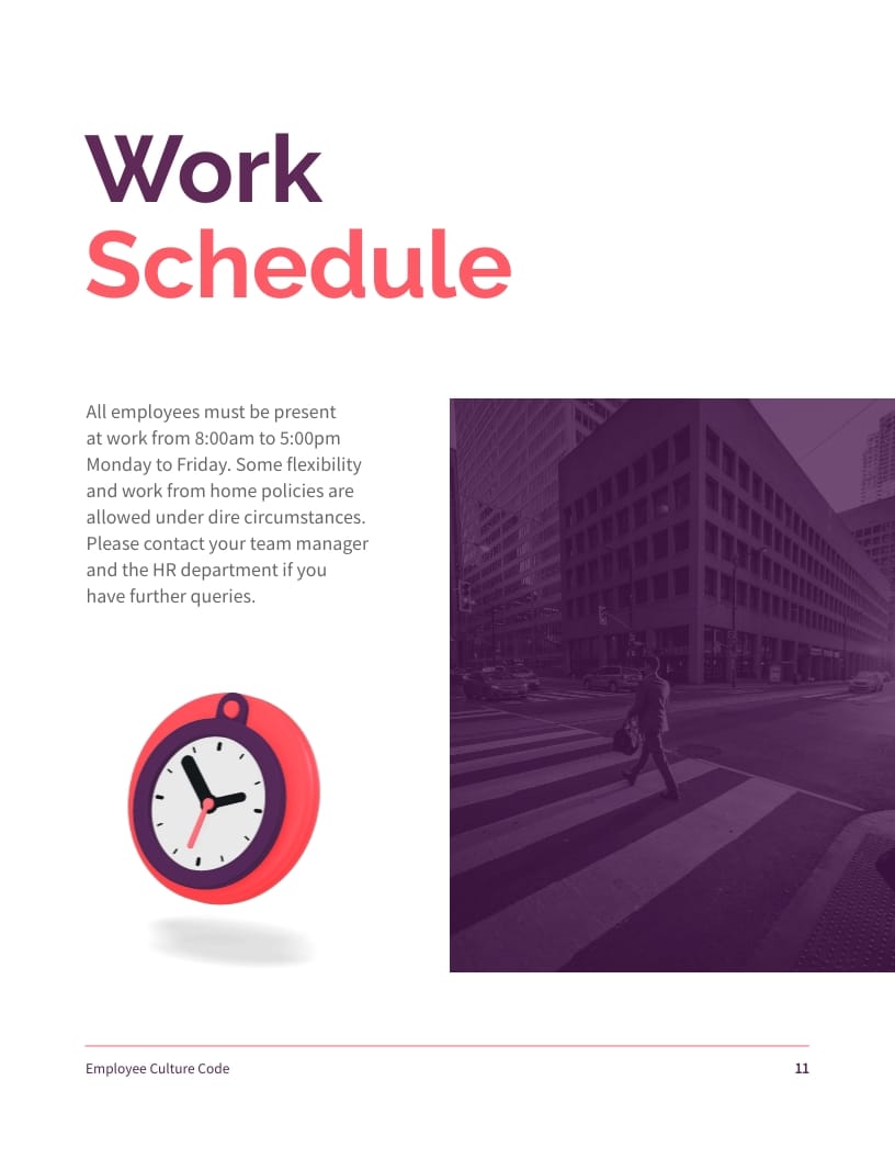 MarketingHub Employee Handbook Template | Visme