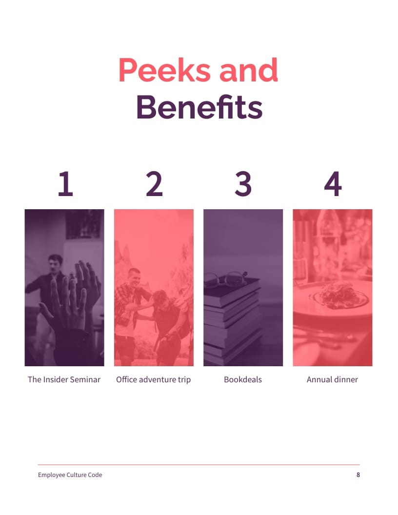 MarketingHub Employee Handbook Template | Visme