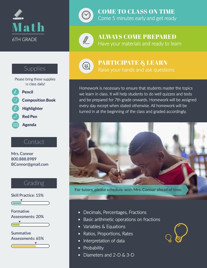 Free Syllabus Templates Customize Download Visme
