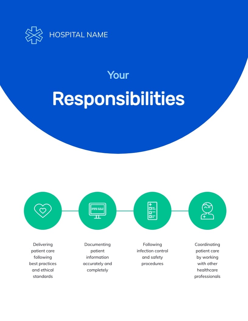 Medical Center Employee Handbook Template | Visme