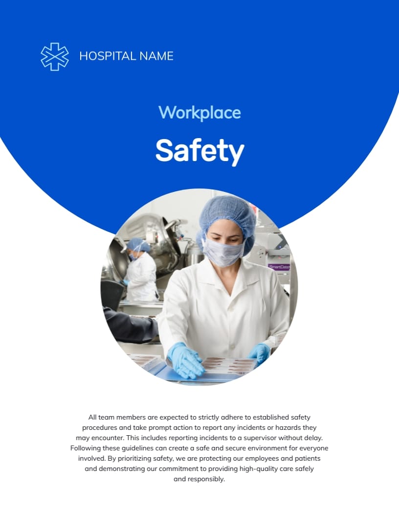 Medical Center Employee Handbook Template | Visme