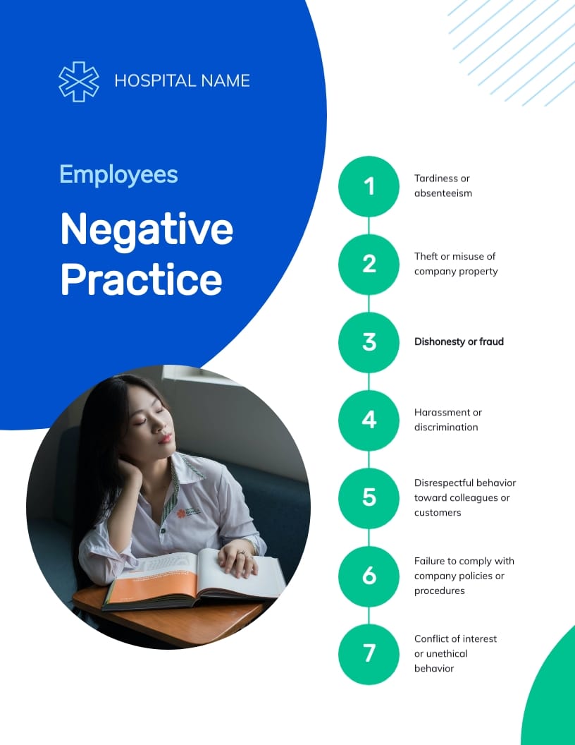 Medical Center Employee Handbook Template | Visme