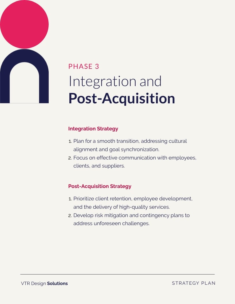 Merger and Acquisition Exit Strategy Plan Template | Visme