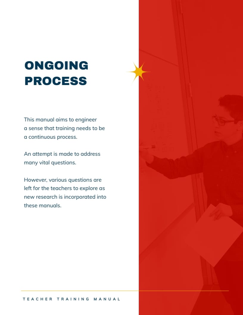 Middle School Teacher Training Manual Template | Visme