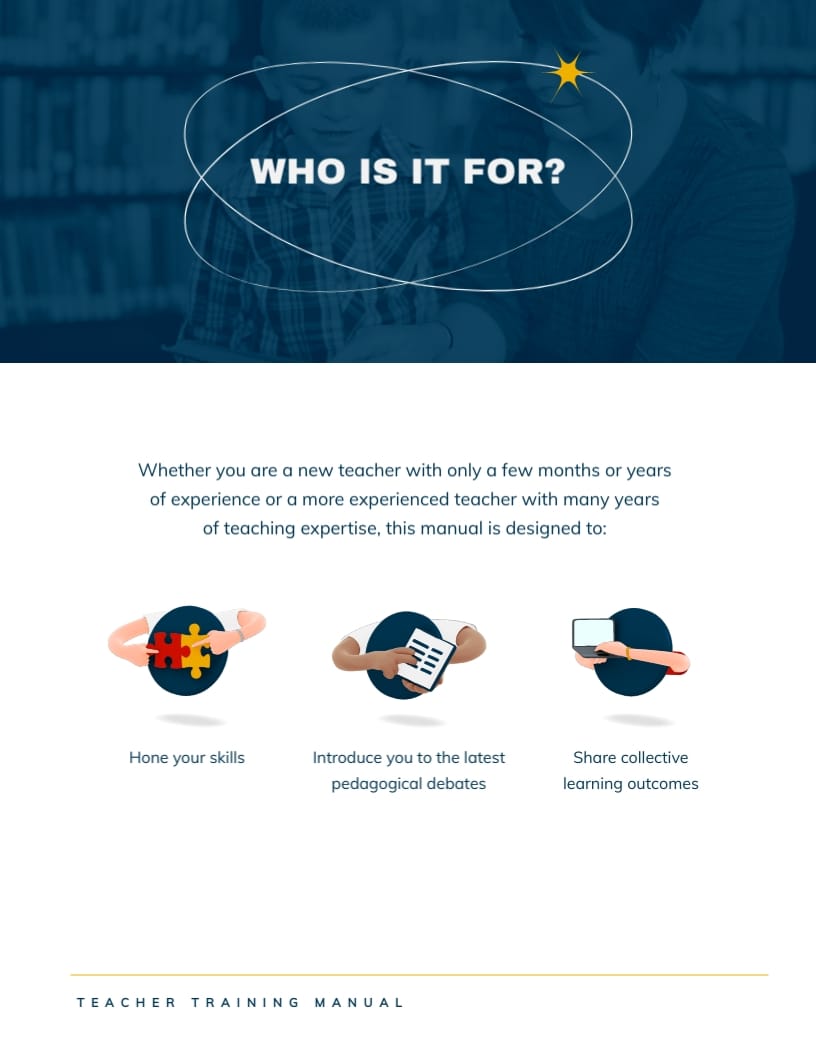 Middle School Teacher Training Manual Template | Visme