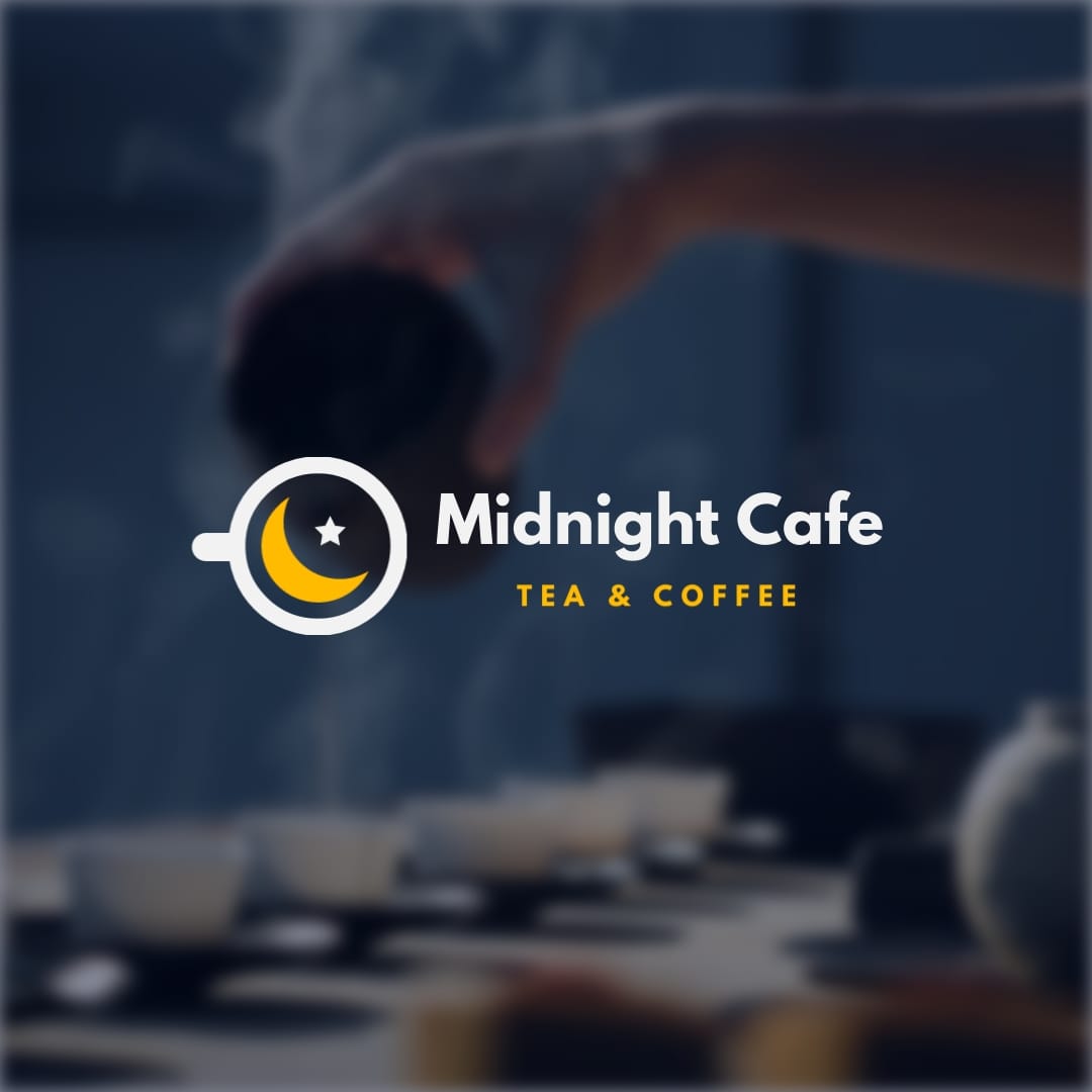 Midnight Cafe - Logo Template | Visme