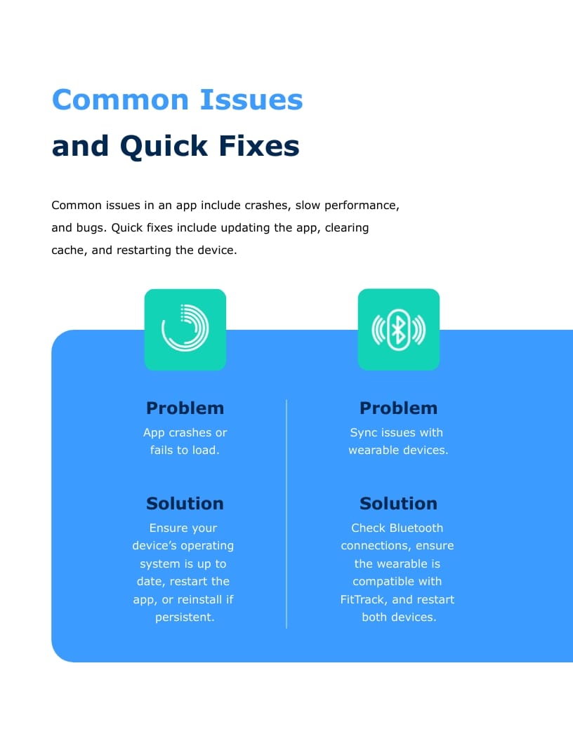 Mobile App User Guide Template | Visme