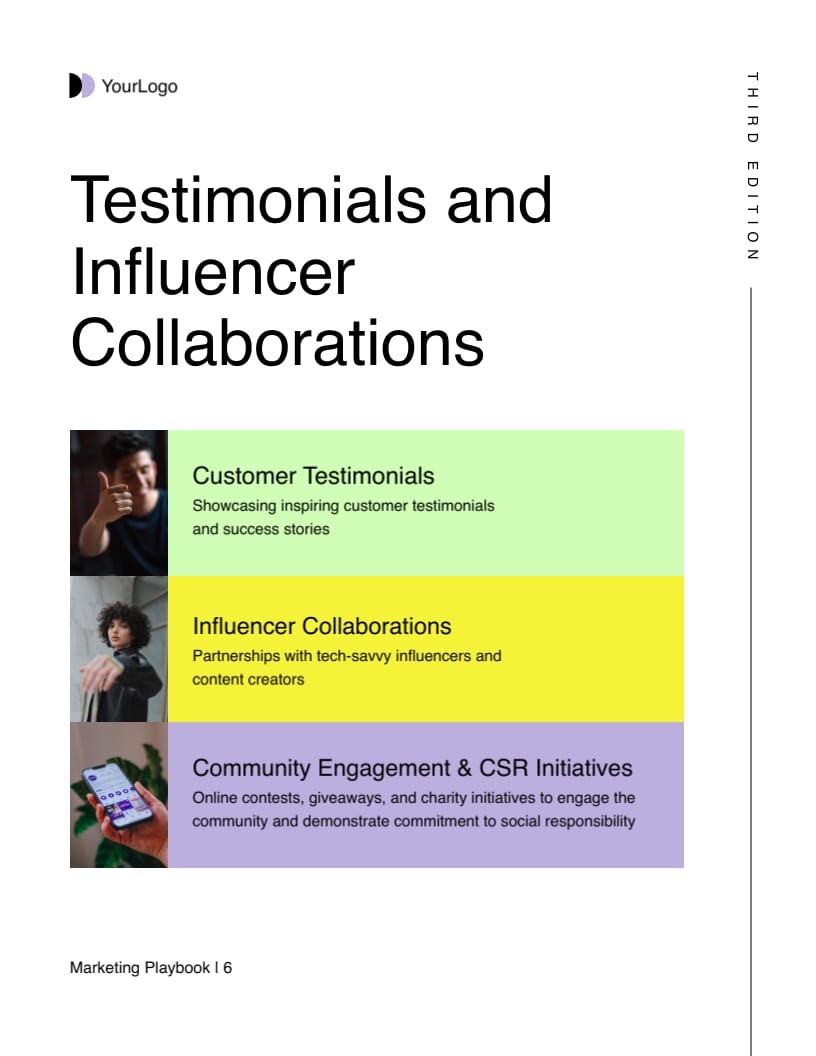 Mobile Network Operator Marketing Playbook Template | Visme