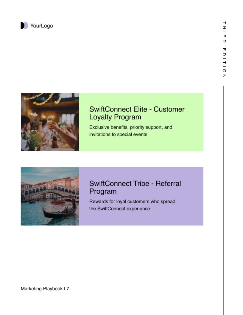 Mobile Network Operator Marketing Playbook Template | Visme