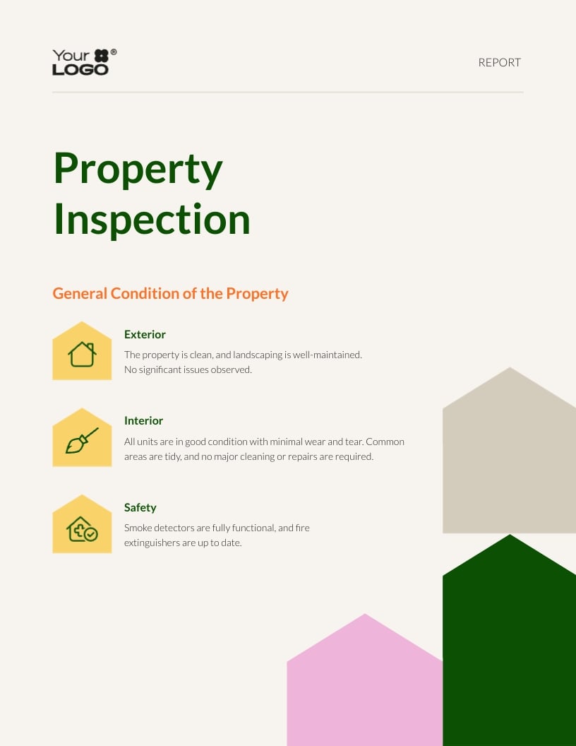 Monthly Property Management Report Template | Visme