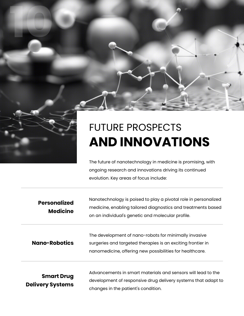 Nanotechnology Scientific Whitepaper Template | Visme