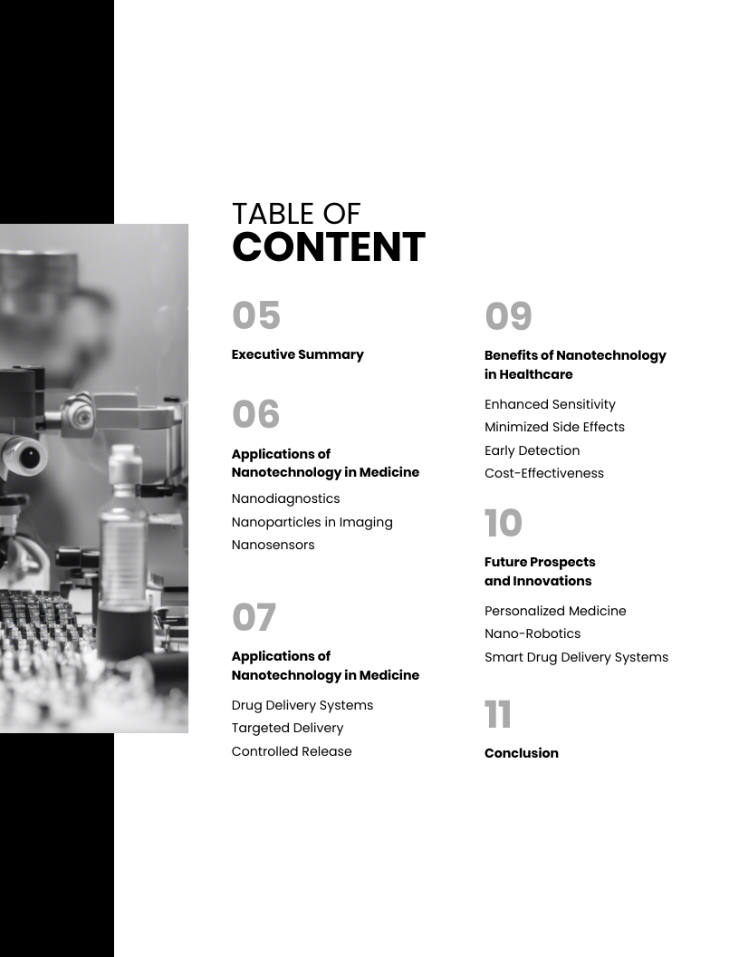 Nanotechnology Scientific Whitepaper Template | Visme