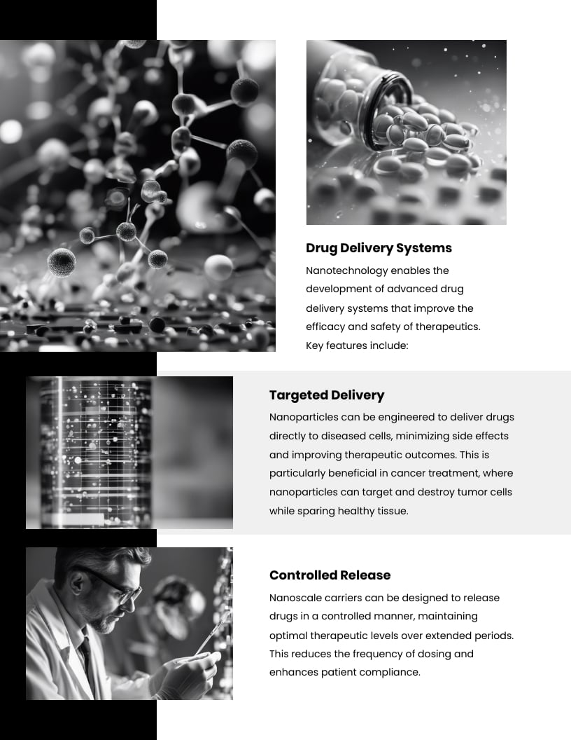 Nanotechnology Scientific Whitepaper Template | Visme