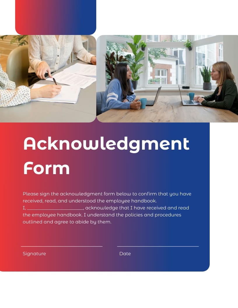 New Employee Handbook Template | Visme