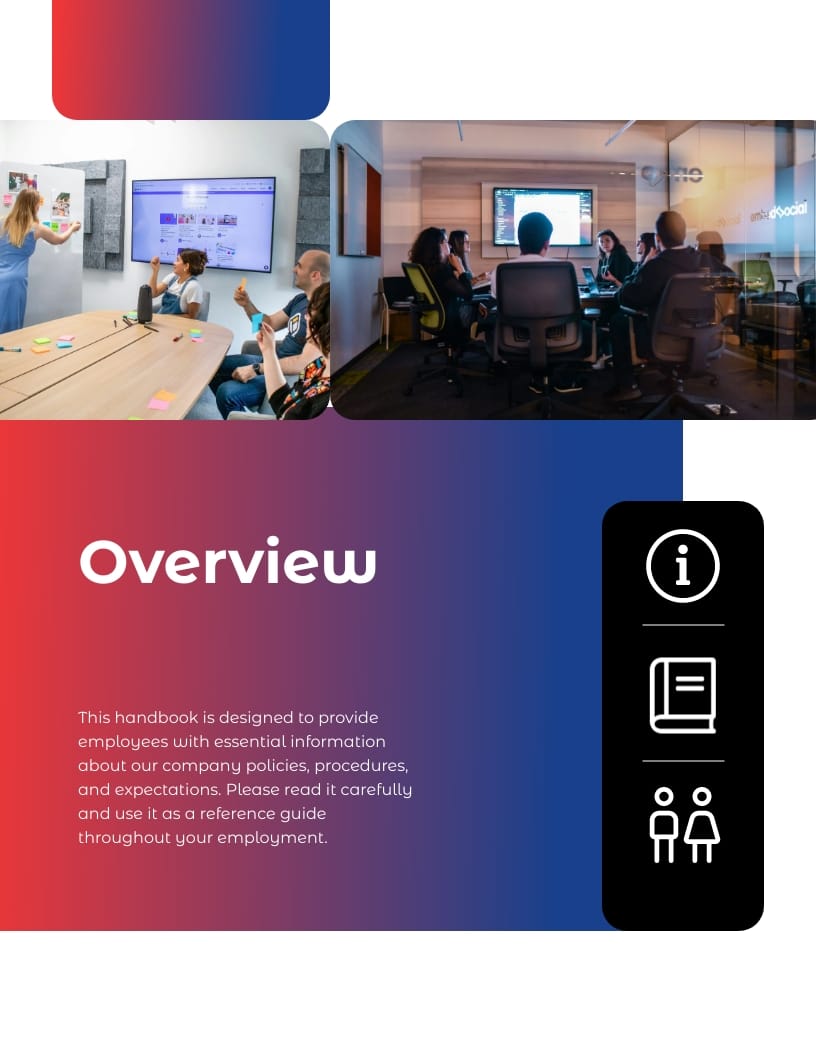 New Employee Handbook Template | Visme