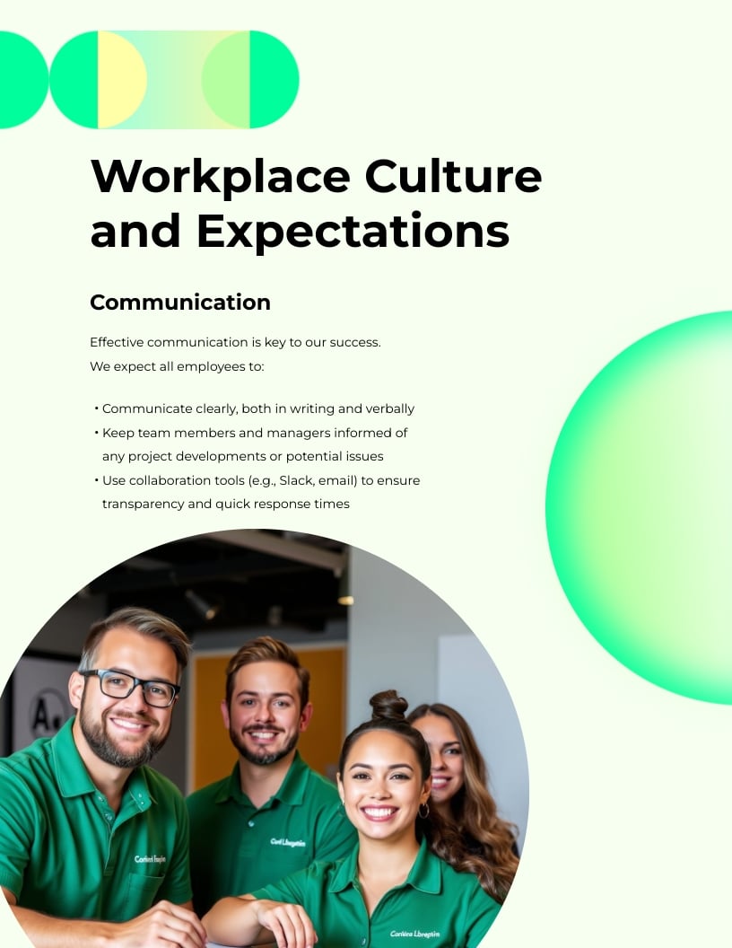 New Employee Training Manual Template | Visme