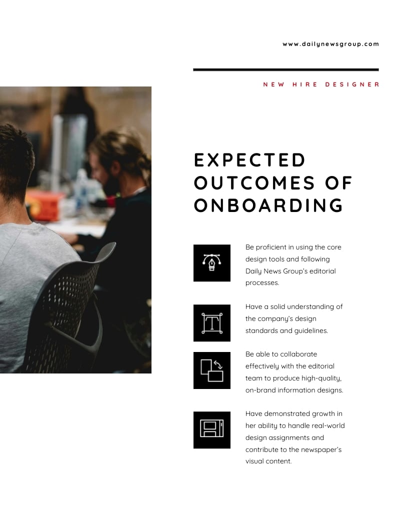New Hire Designer Onboarding Plan Template | Visme