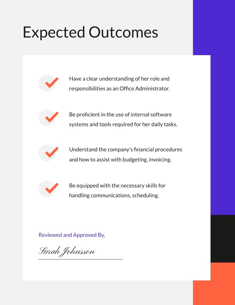 New Hire Employee Plan Template | Visme