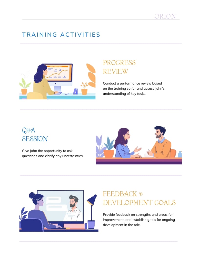 New Hire Payroll Analyst Training Plan Template | Visme