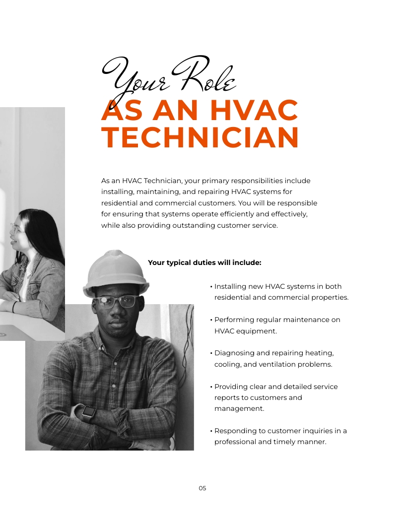 New Hire Training Manual Template | Visme