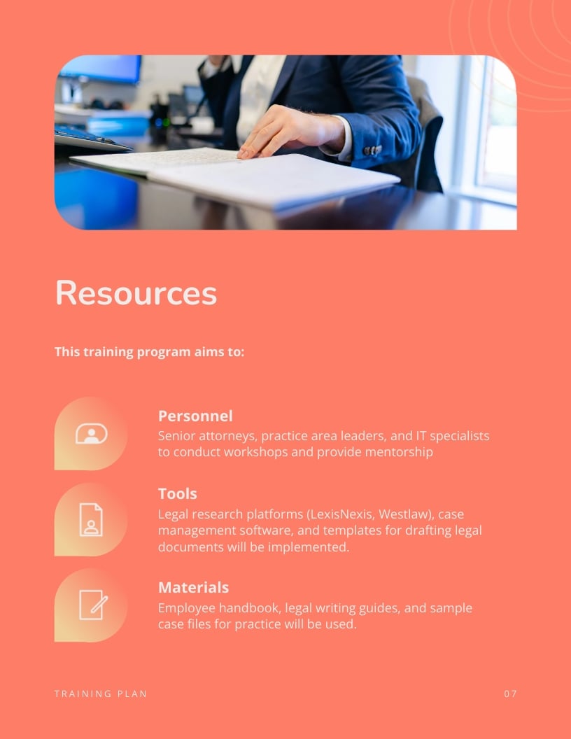 New Hire Training Plan Template | Visme