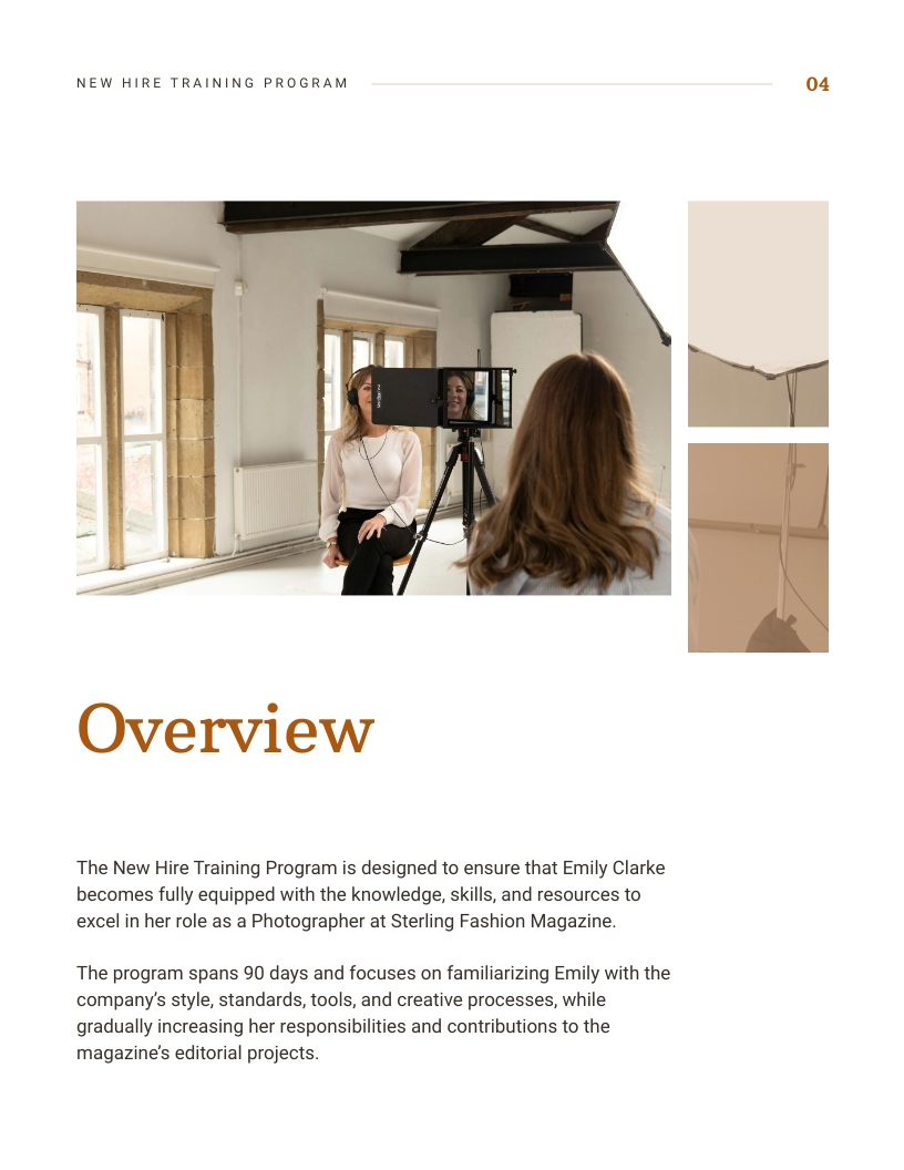 New Hire Training Program Template | Visme