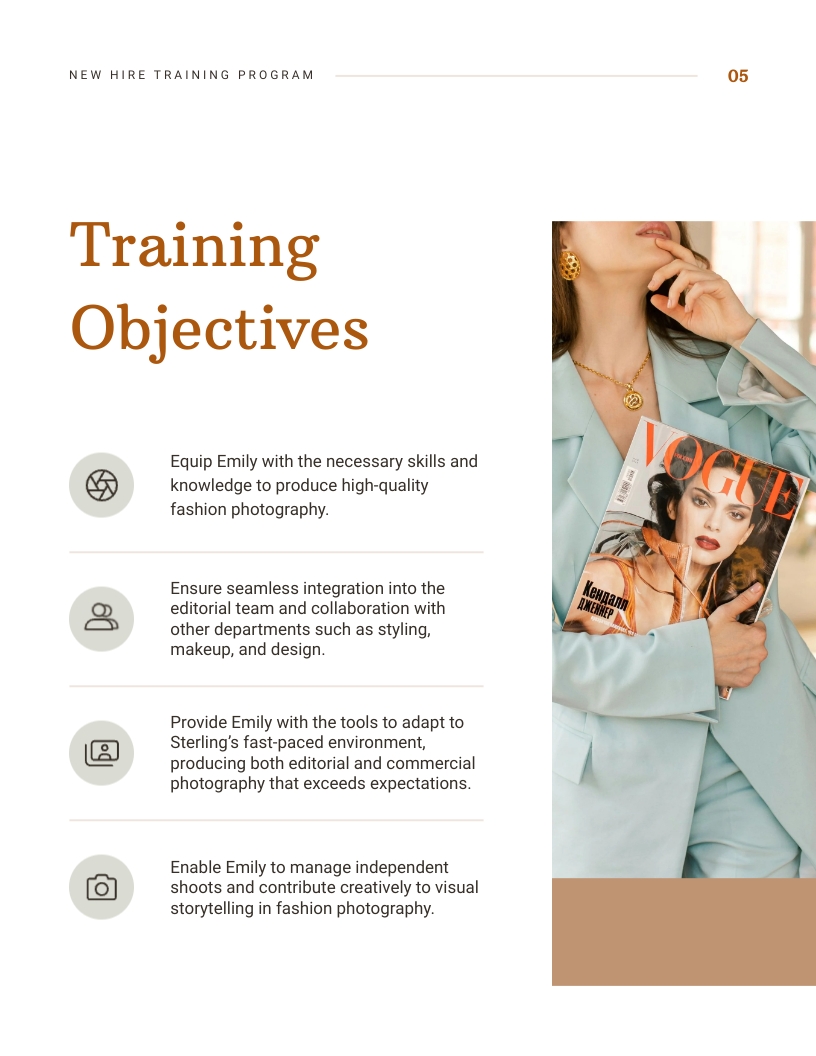 New Hire Training Program Template | Visme