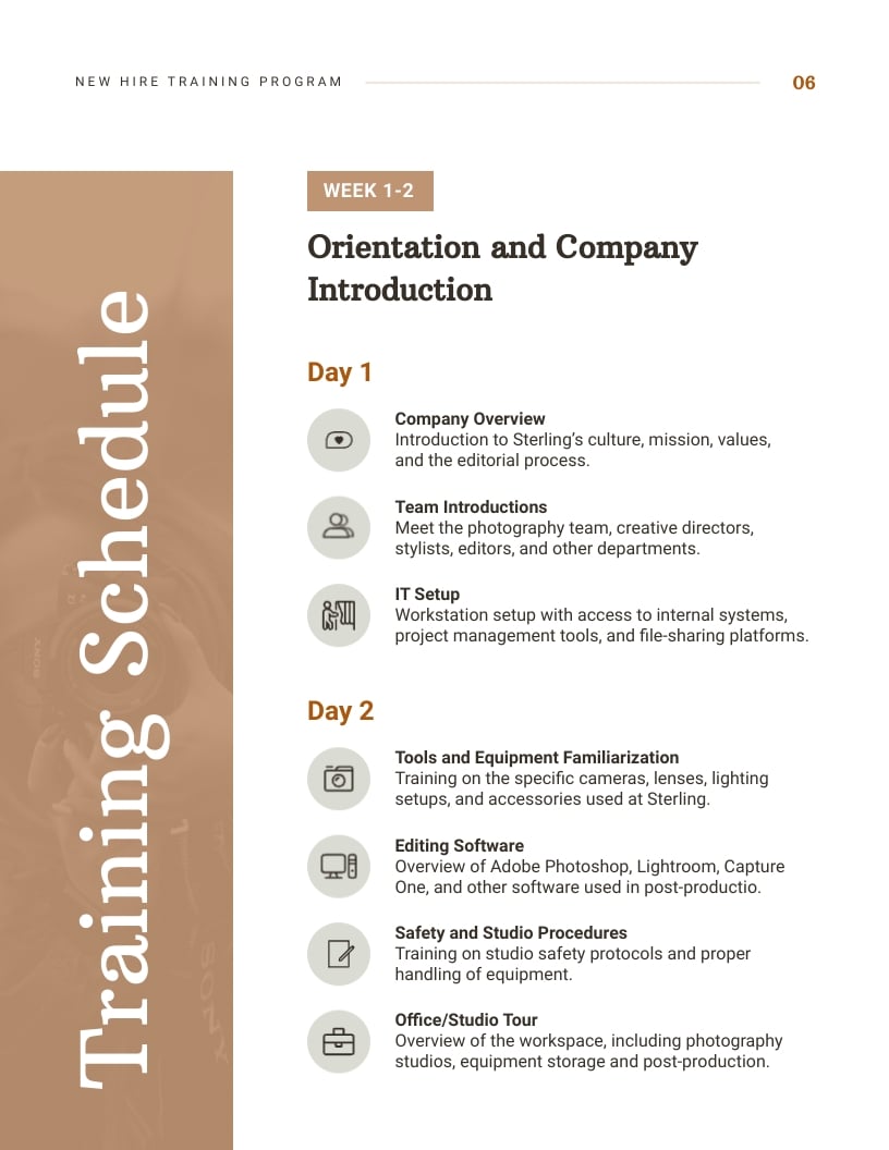 New Hire Training Program Template | Visme