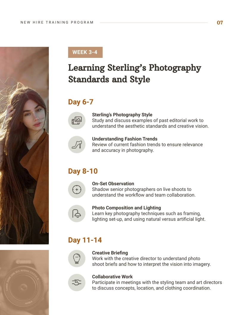 New Hire Training Program Template | Visme