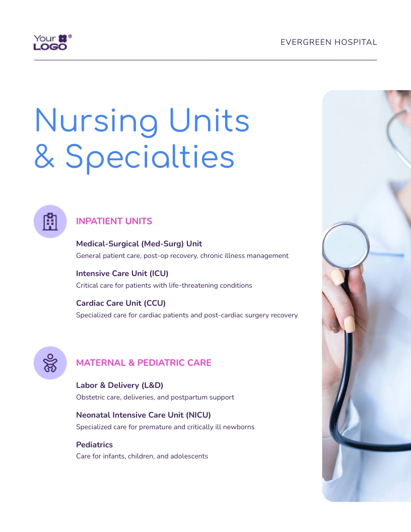 New Nurse Orientation Guide Template | Visme