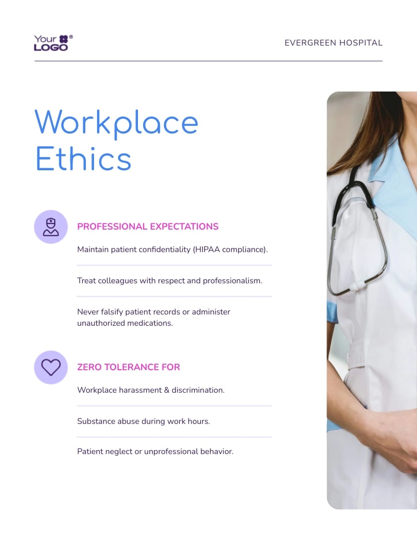 New Nurse Orientation Guide Template | Visme