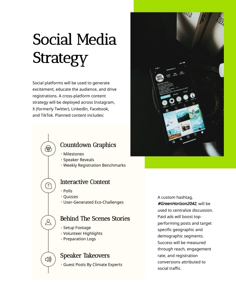 Non Profit Event Marketing Plan Template | Visme