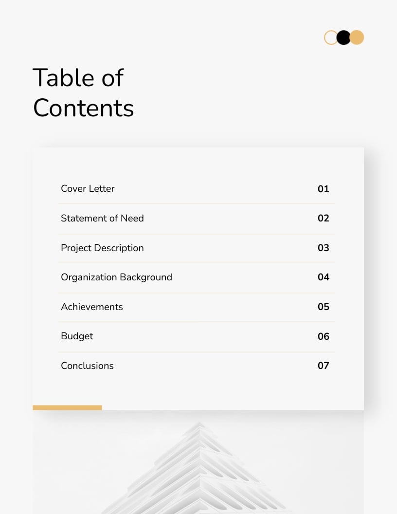 Non Profit Grant Proposal Template | Visme