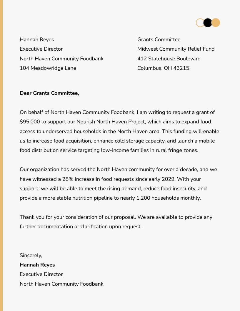 Non Profit Grant Proposal Template | Visme