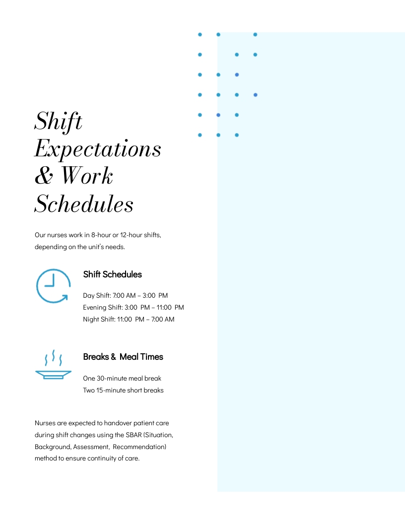 Nursing Orientation Guide Template | Visme