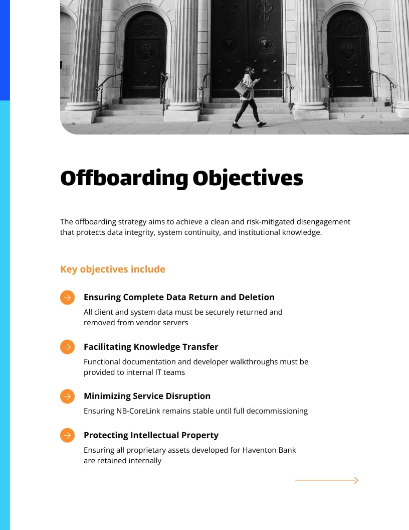 Offboarding Risk Assessment Report Template | Visme
