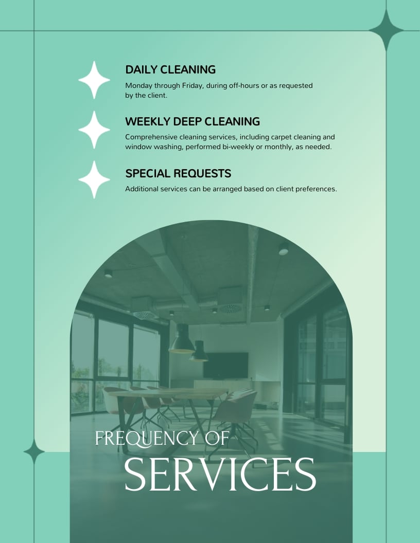 Office Cleaning Proposal Template | Visme
