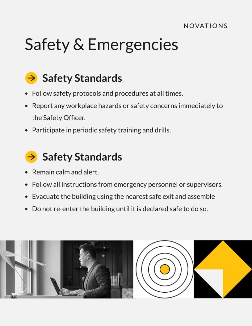 Onboarding Handbook Template | Visme