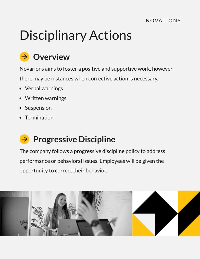 Onboarding Handbook Template | Visme