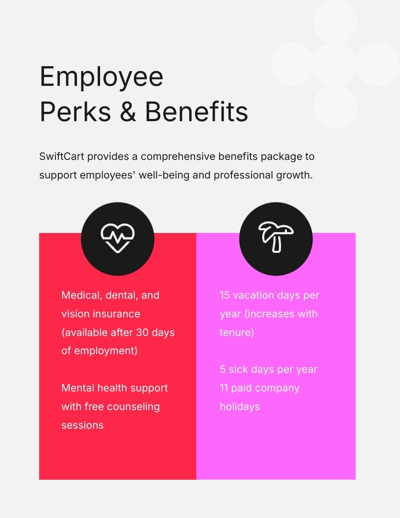 Orientation Guide For New Employees Template | Visme