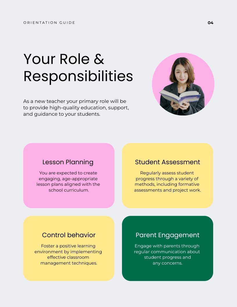 Orientation Guide Template | Visme