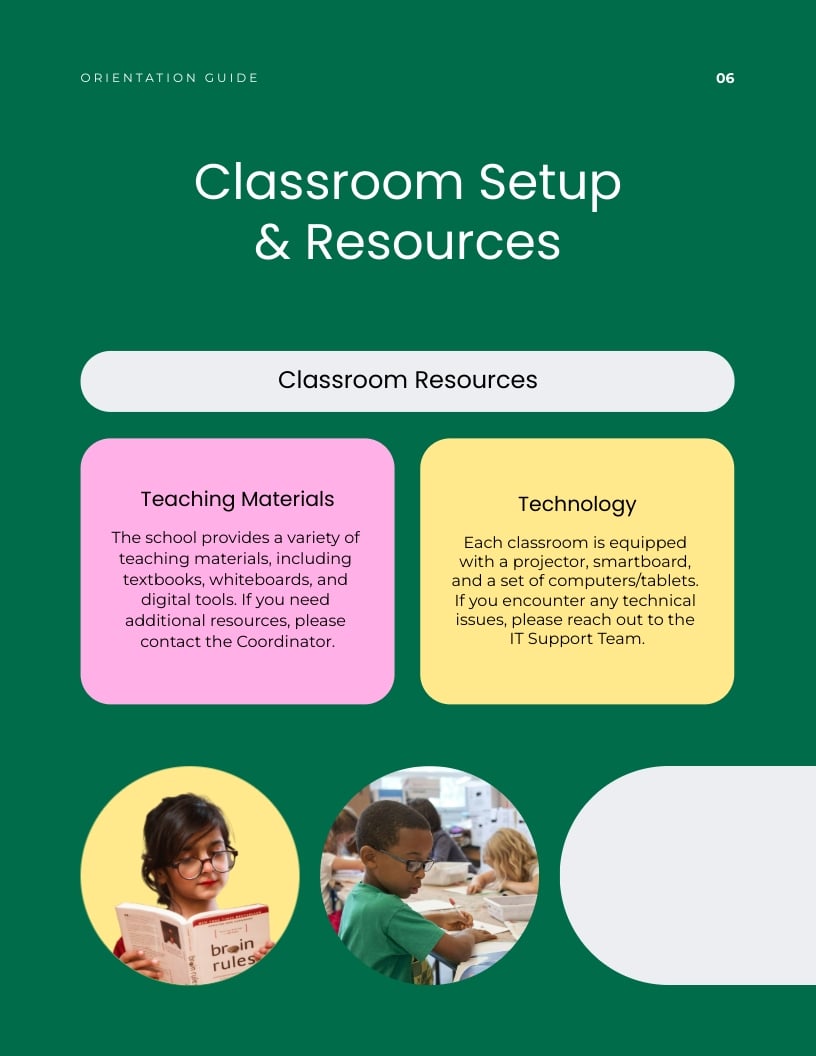 Orientation Guide Template | Visme