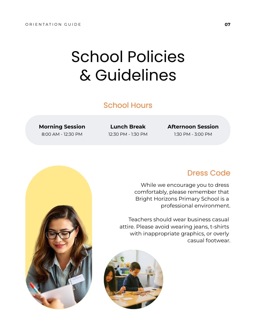 Orientation Guide Template | Visme