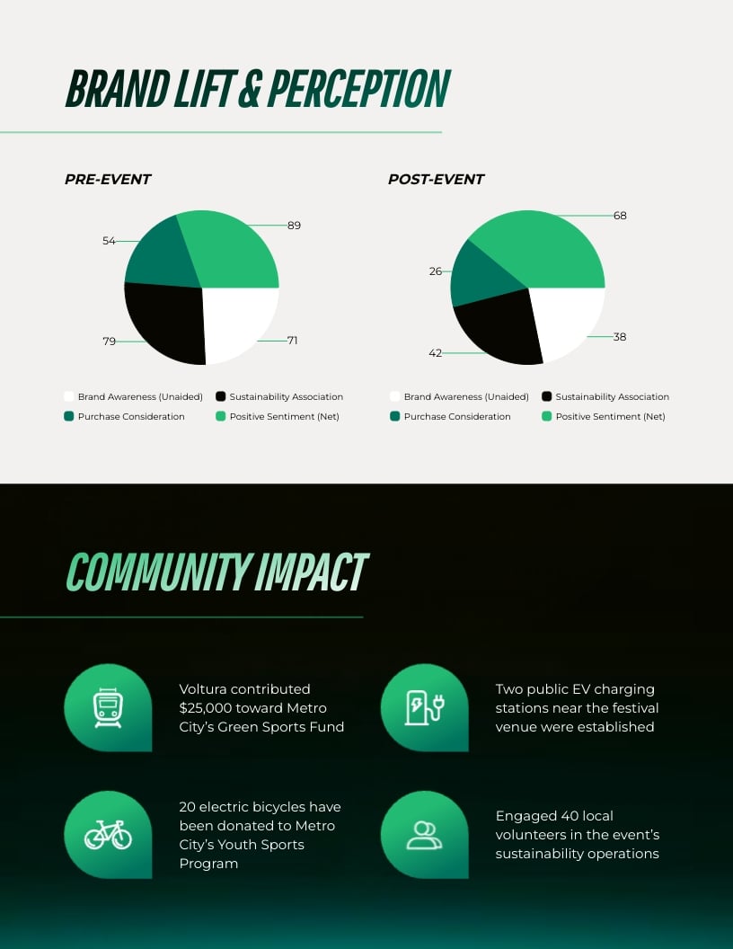 Partner Activation Summary Report Template | Visme